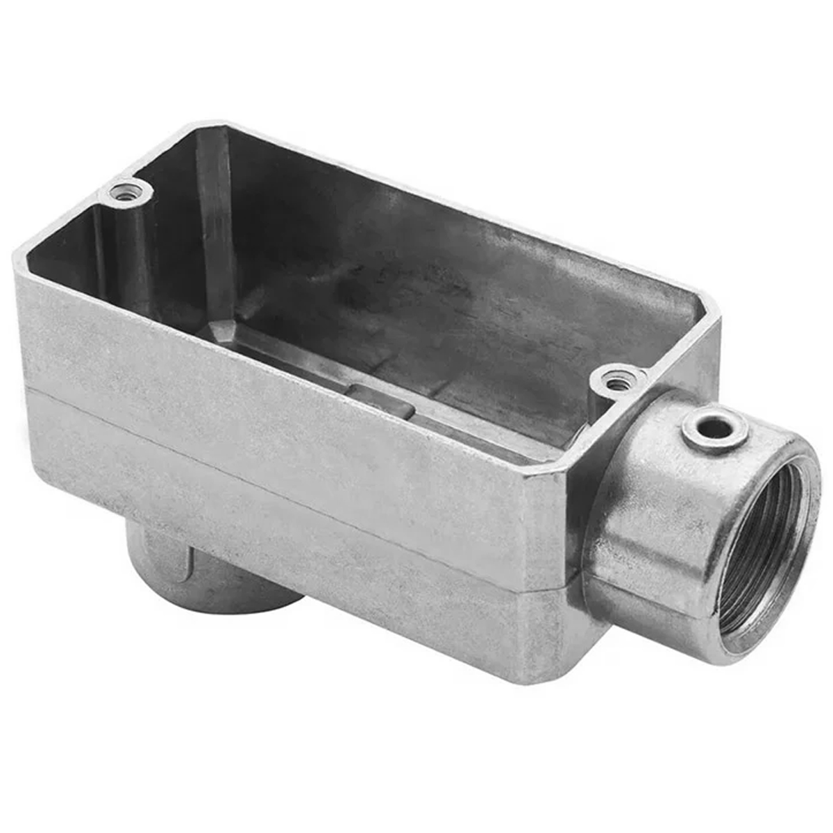 Condulete Alumínio Fixo Tipo Lb 3/4 Com Rosca Bsp Com Pintura Cinza Sem ...