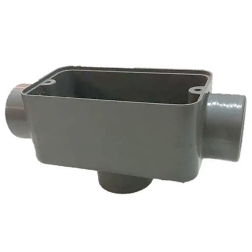 Condulete Pvc Fixo Tipo Tb 3/4 Sem Rosca Cinza Sem Tampa Sem Vedação ...