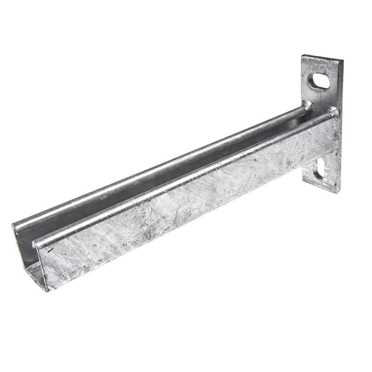 Mão Francesa Simples Aço 150Mm Pré Zincado Chapa 20 Eletrocalhas/Est