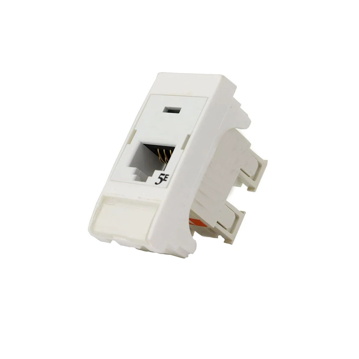 Módulo Tomada Rj45 Cat5e 1 Posto Idc 110 Branco PialPlus