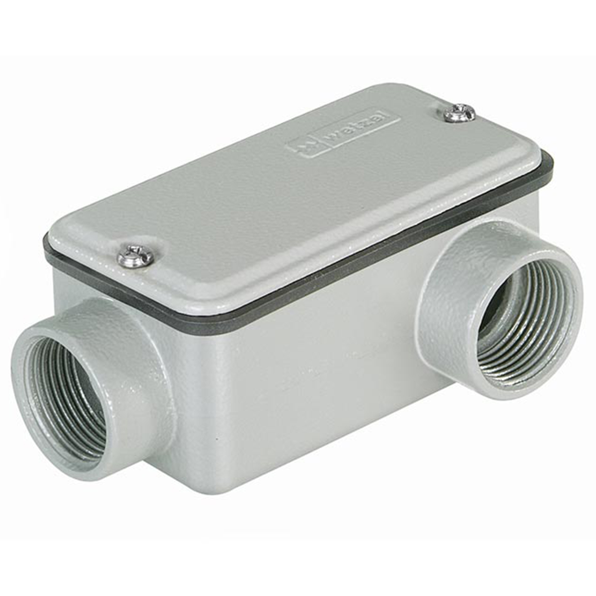 Condulete Alumínio Fixo Tipo Ll 3/4 Com Rosca NPT Com Tampa Com Vedação ...