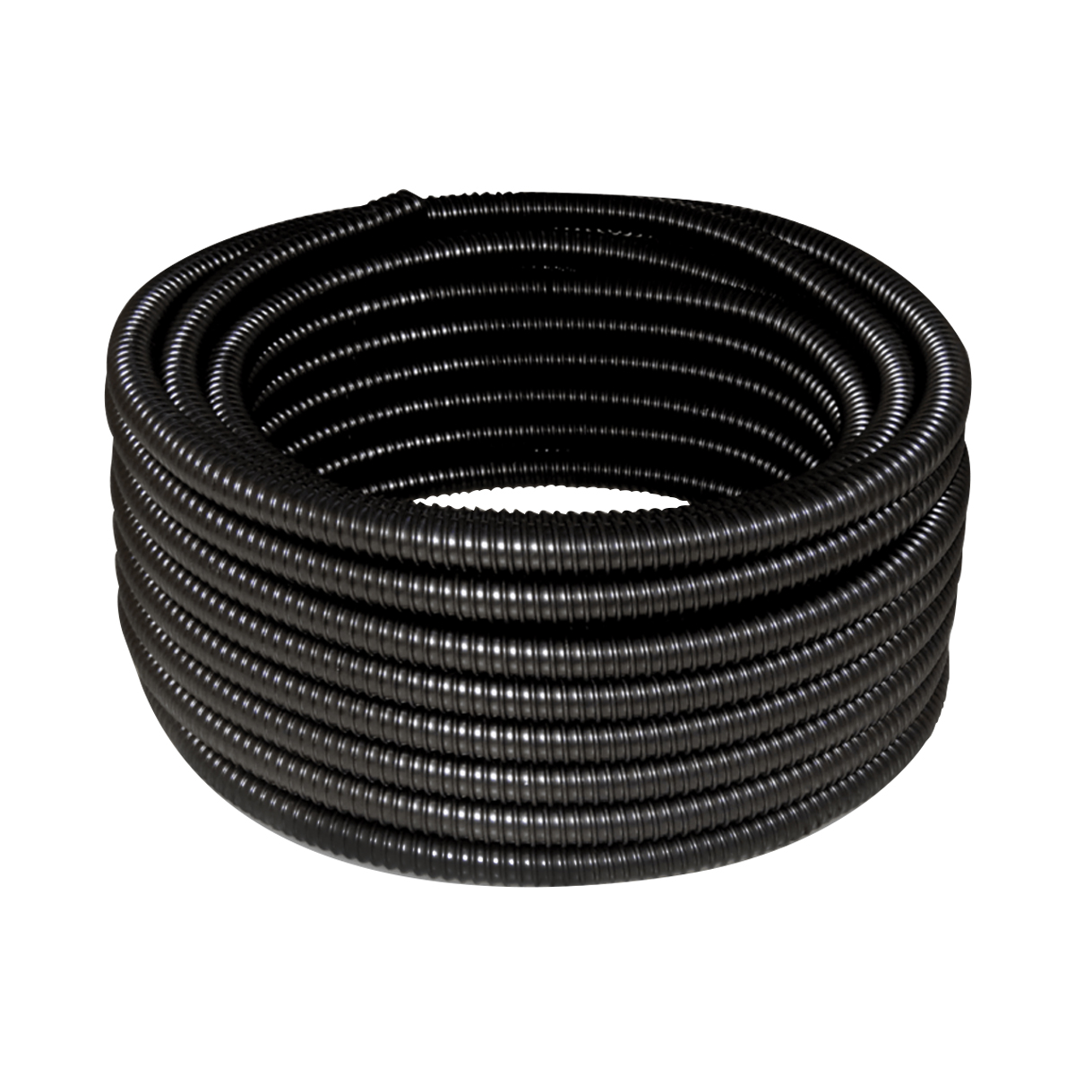 Conduite Flexivel Preto Pvc Reforçado 25 m Deplast