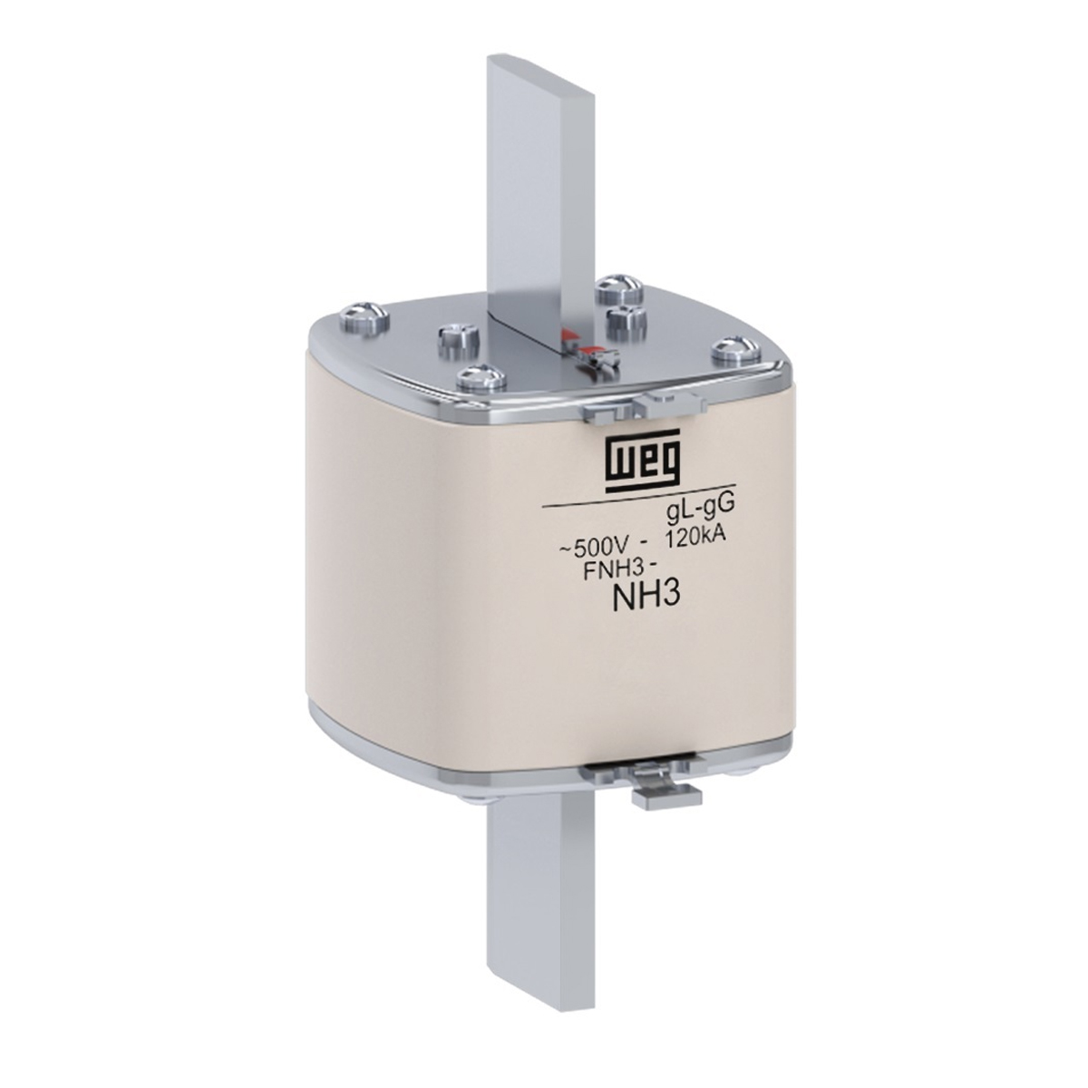 Fusivel Retardado Nh 630A 500Vca T-3 120Ka Weg