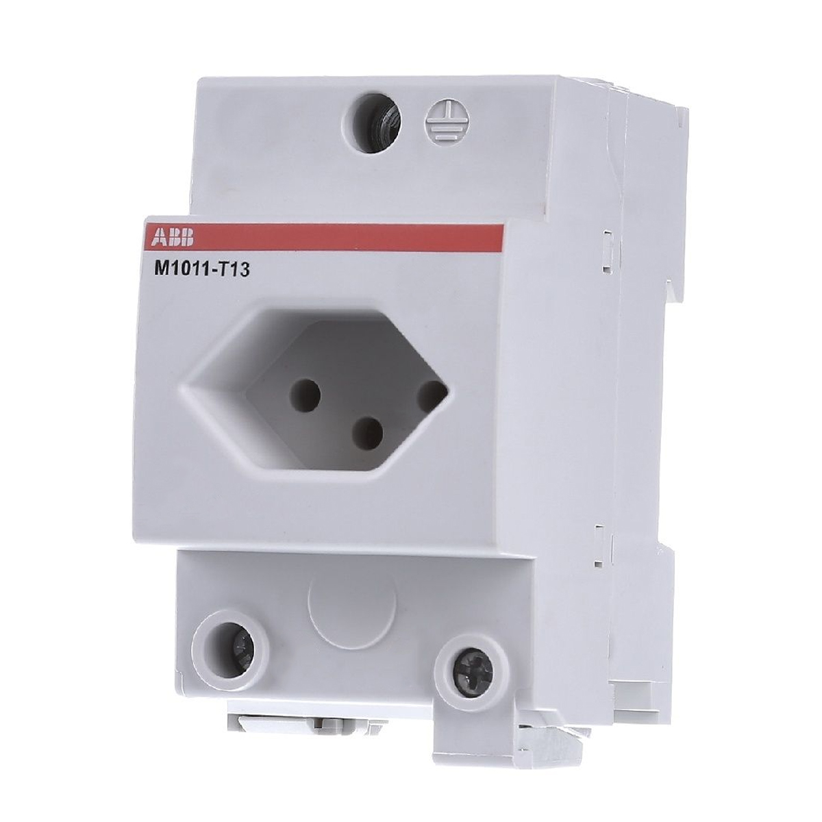 Tomada Para Fixação Em Trilho Din 10A 230V 50/60Hz 0,6W Ip20 - Abb