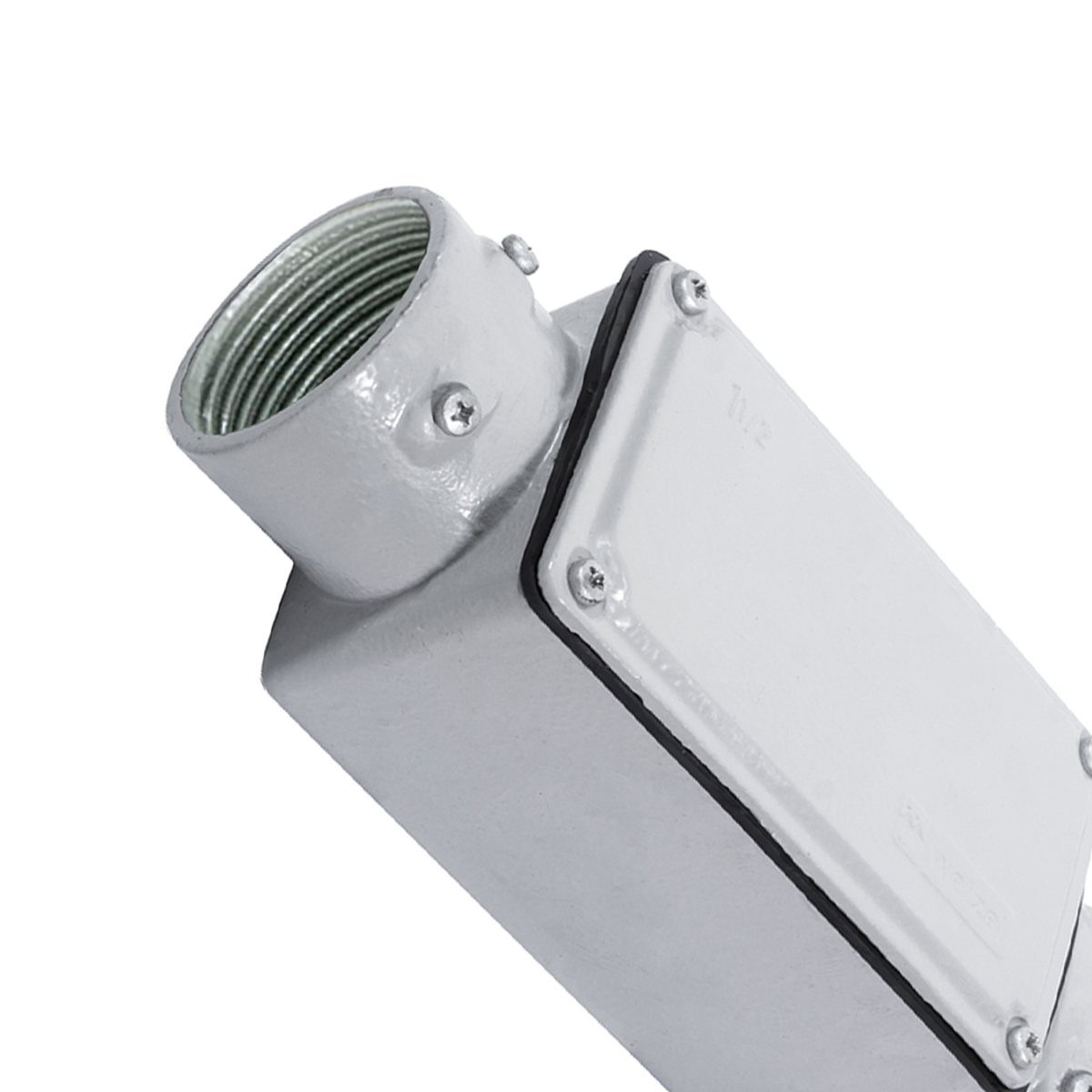 Condulete Tipo C Alumínio Fixo 2Pol Com Pintura Conduletzel - Wetzel