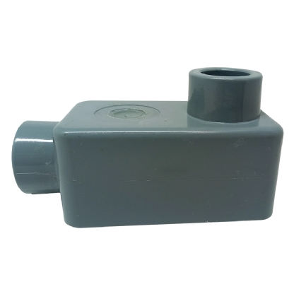 Condulete Tipo Lb Fixo Pvc 1/2 Polegadas Sem Rosca Conduletzel Wetzel