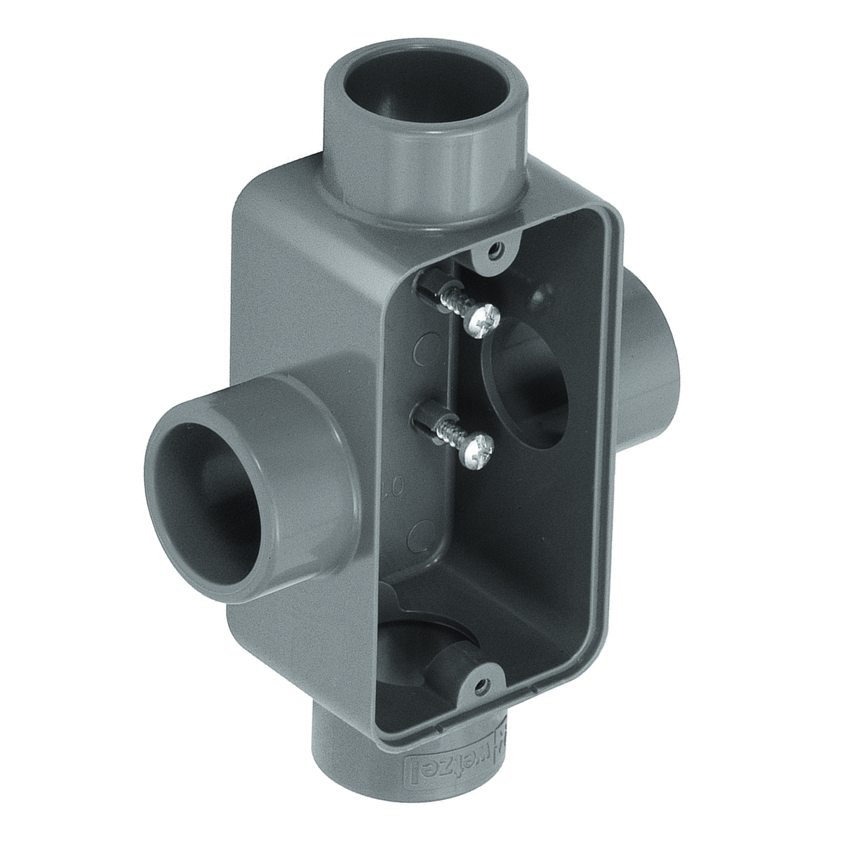 Condulete Tipo X Pvc Fixo 1/2 Cinza Abrigada Conduletzel - Wetzel