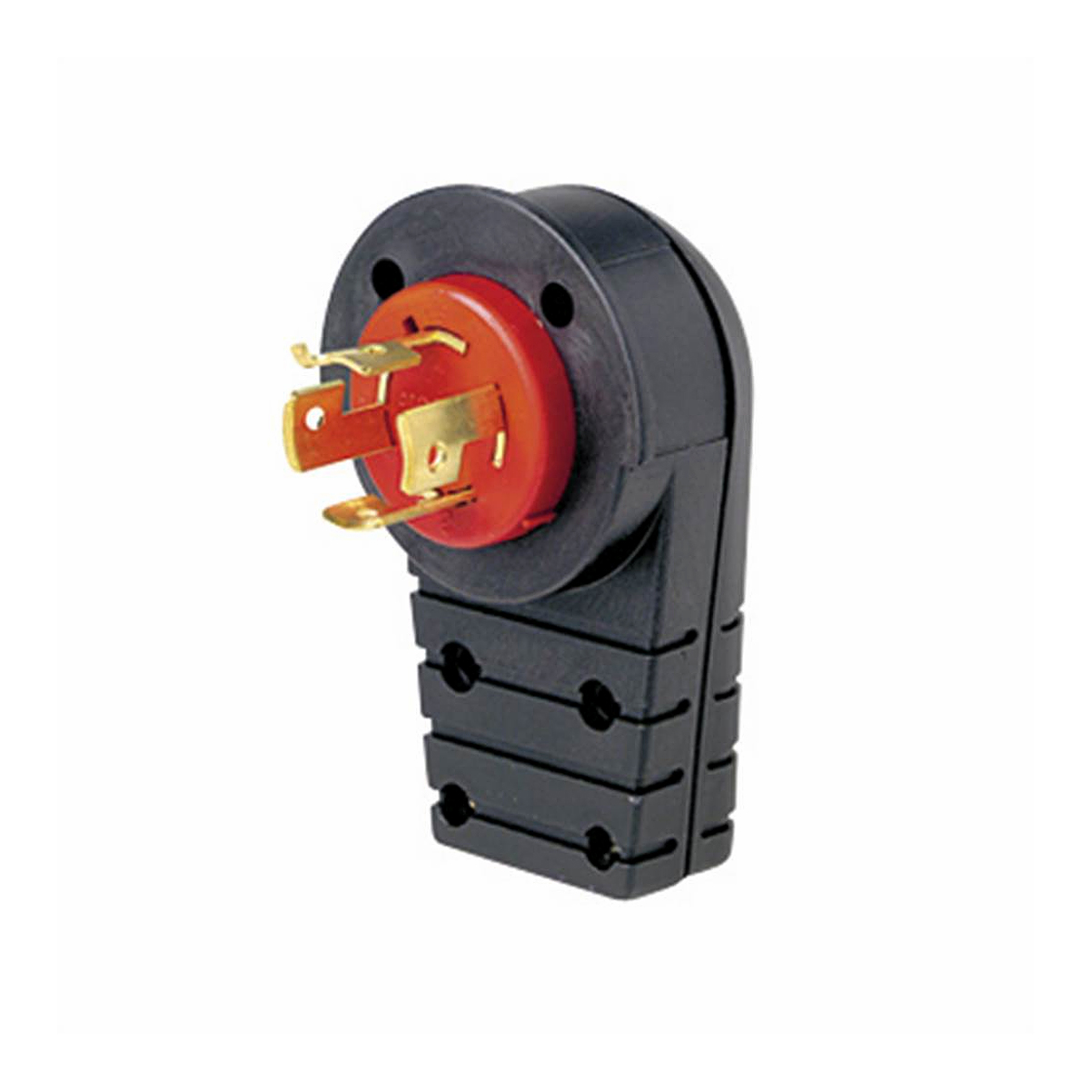 Plug Macho Com Trava Termoplástico 3P+T 30A 440V Com Prensa Cabo Pial