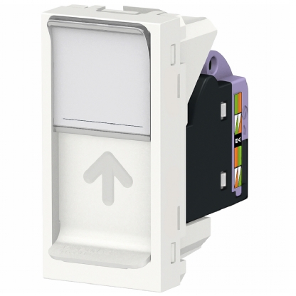 Modulo Tomada Rj45 8 Fios Utp Cat6 Branco Schneider Electric