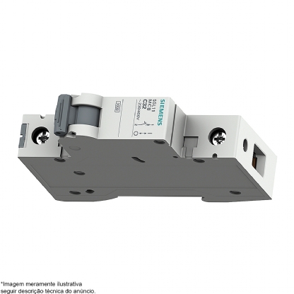 Mini Disjuntor 70A Unipolar 230/400V 5SL1 Curva C Siemens