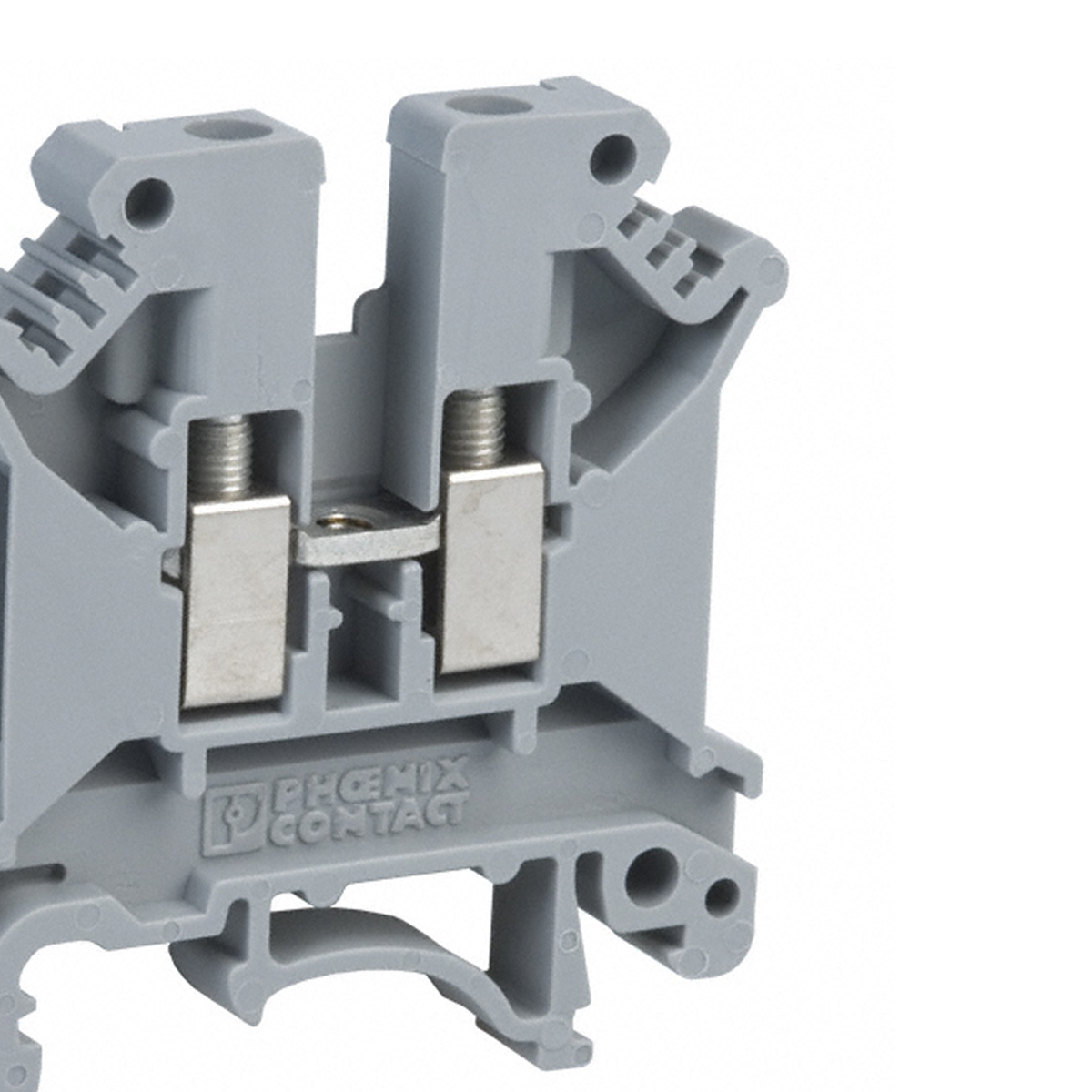 Conector Borne Passagem 2 Conexões 2,50Mm 690V Cinza Poliamida Phoenix