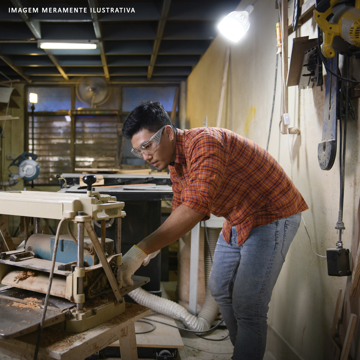 Lâmpada Led Bulbo Alta Potência 60W Bivolt E40 6500K - Ledvance