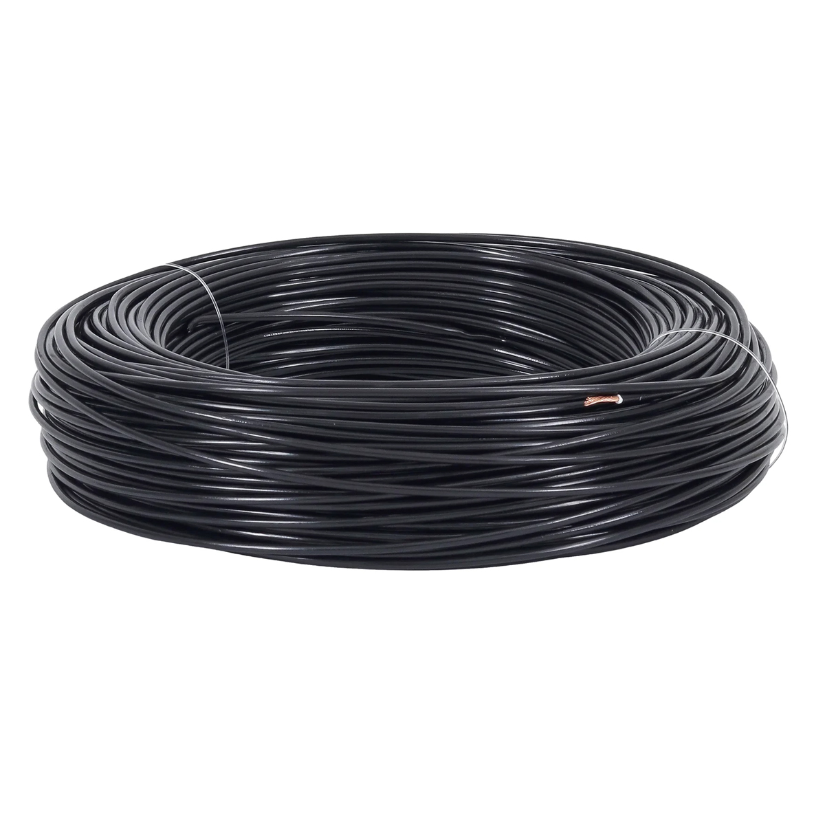 Cabo Flexível 750V Pvc 1x4,00Mm Preto 70G 100 Metros Induscabos