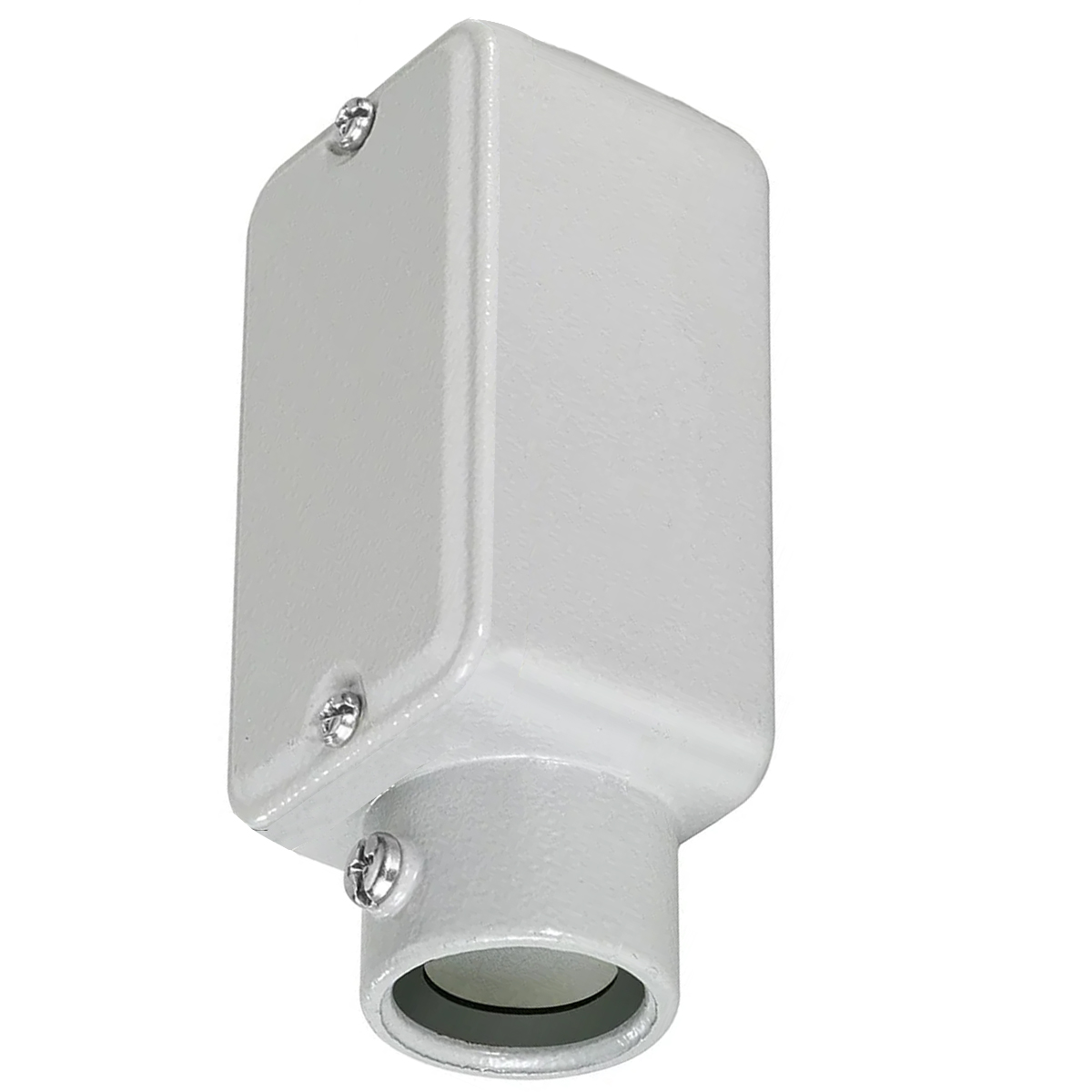 Condulete Alumínio Fixo Tipo E 3/4 Polegadas Sem Rosca Com Tampa Sem ...