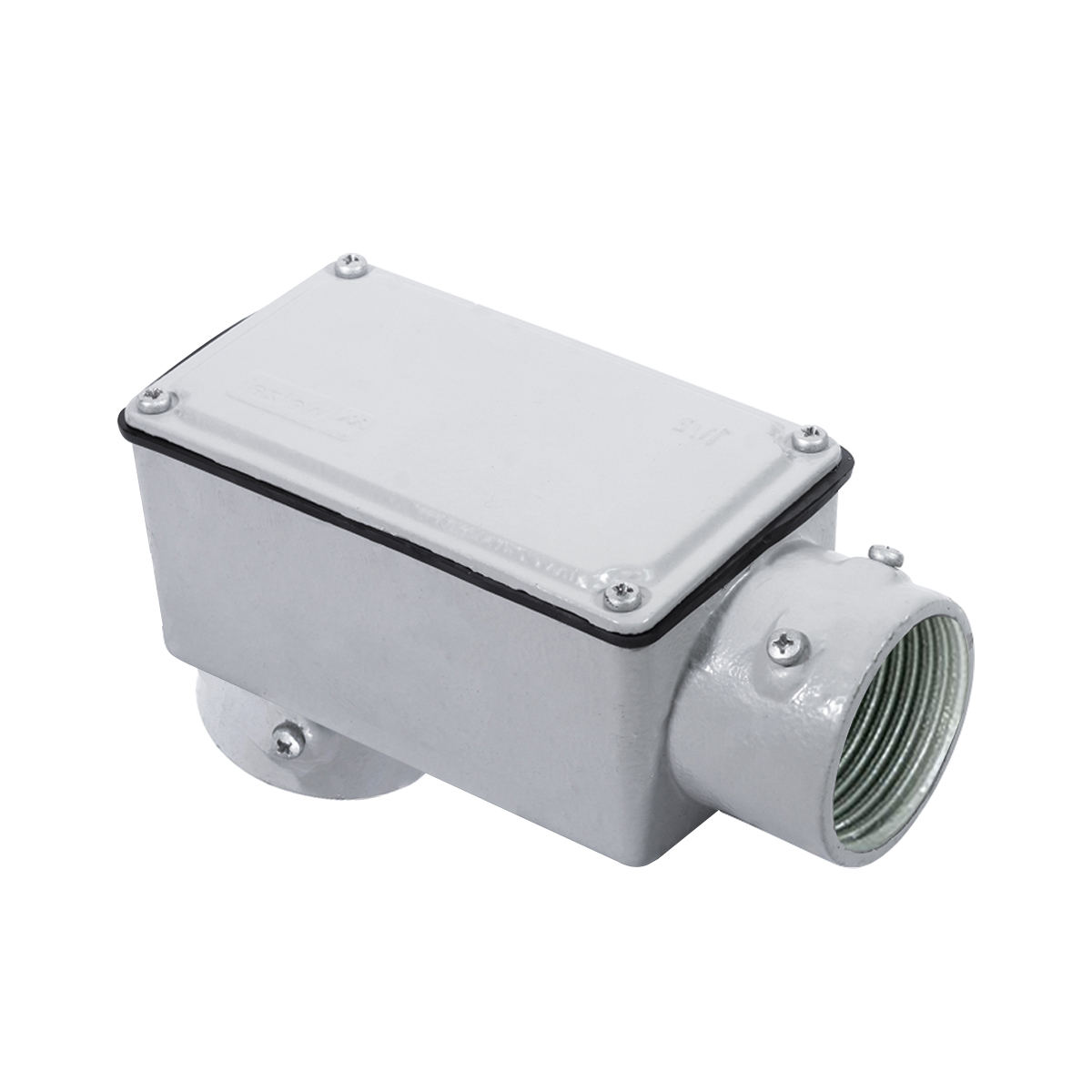 Condulete Tipo Lb Alumínio Fixo 2Pol Com Pintura Conduletzel - Wetzel