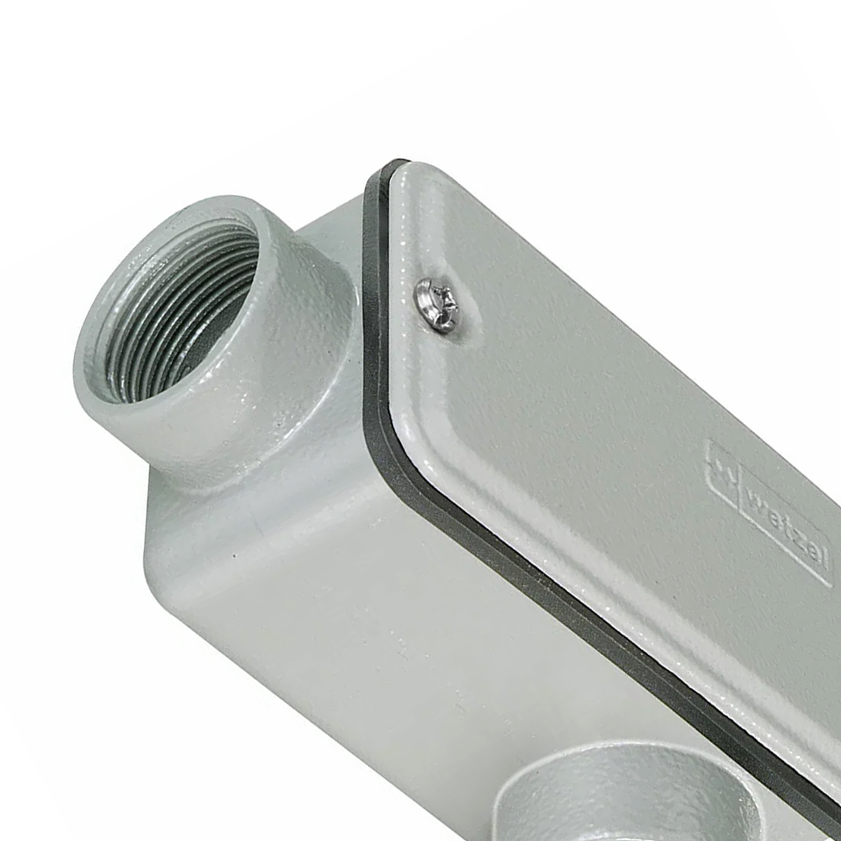 Condulete Tipo Ll Alumínio Fixo 1/2 Com Pintura Conduletzel - Wetzel