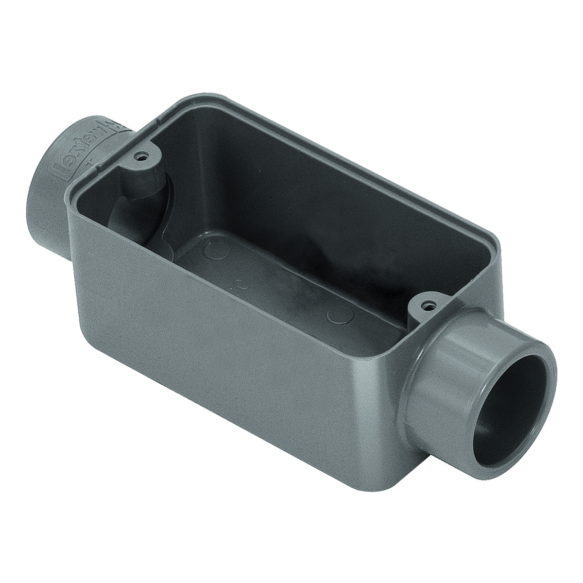 Condulete Tipo C Pvc Fixo 1/2 Cinza Abrigada Conduletzel - Wetzel