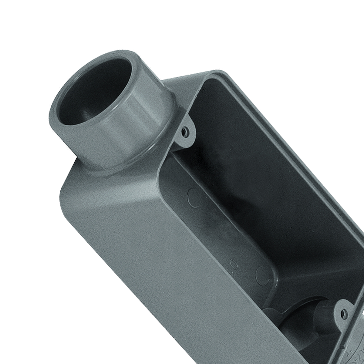 Condulete Tipo C Pvc Fixo 1/2 Cinza Abrigada Conduletzel - Wetzel