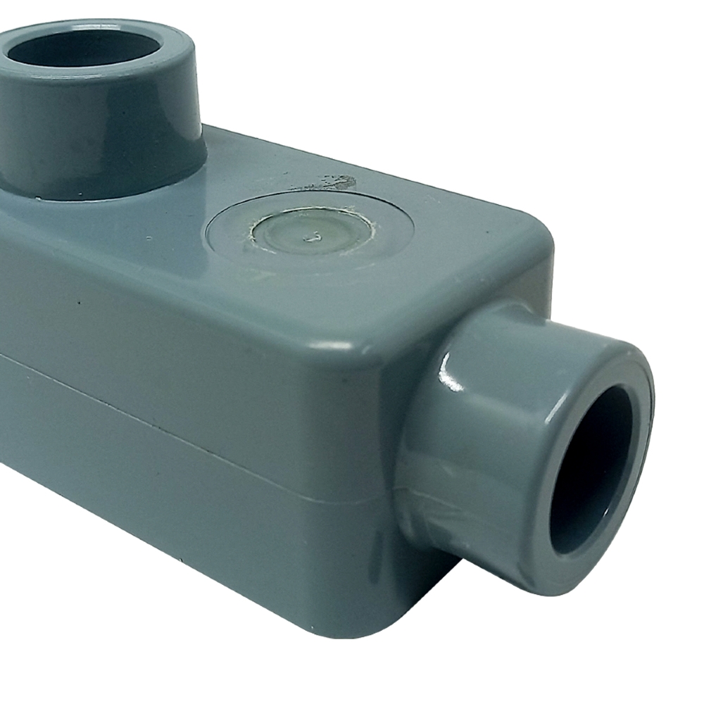 Condulete Tipo Lb Fixo Pvc 1/2 Polegadas Sem Rosca Conduletzel Wetzel