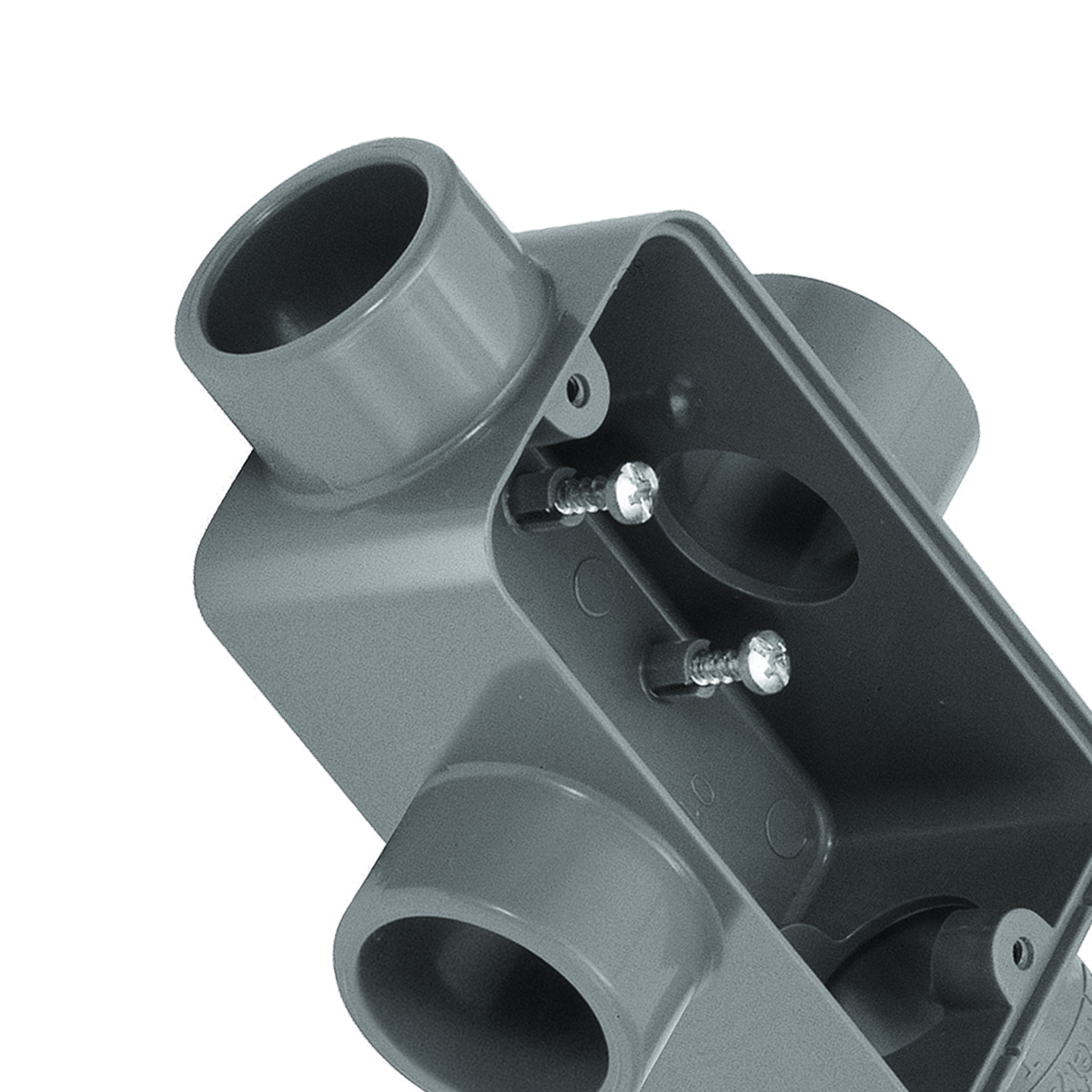 Condulete Tipo X Pvc Fixo 1/2 Cinza Abrigada Conduletzel - Wetzel