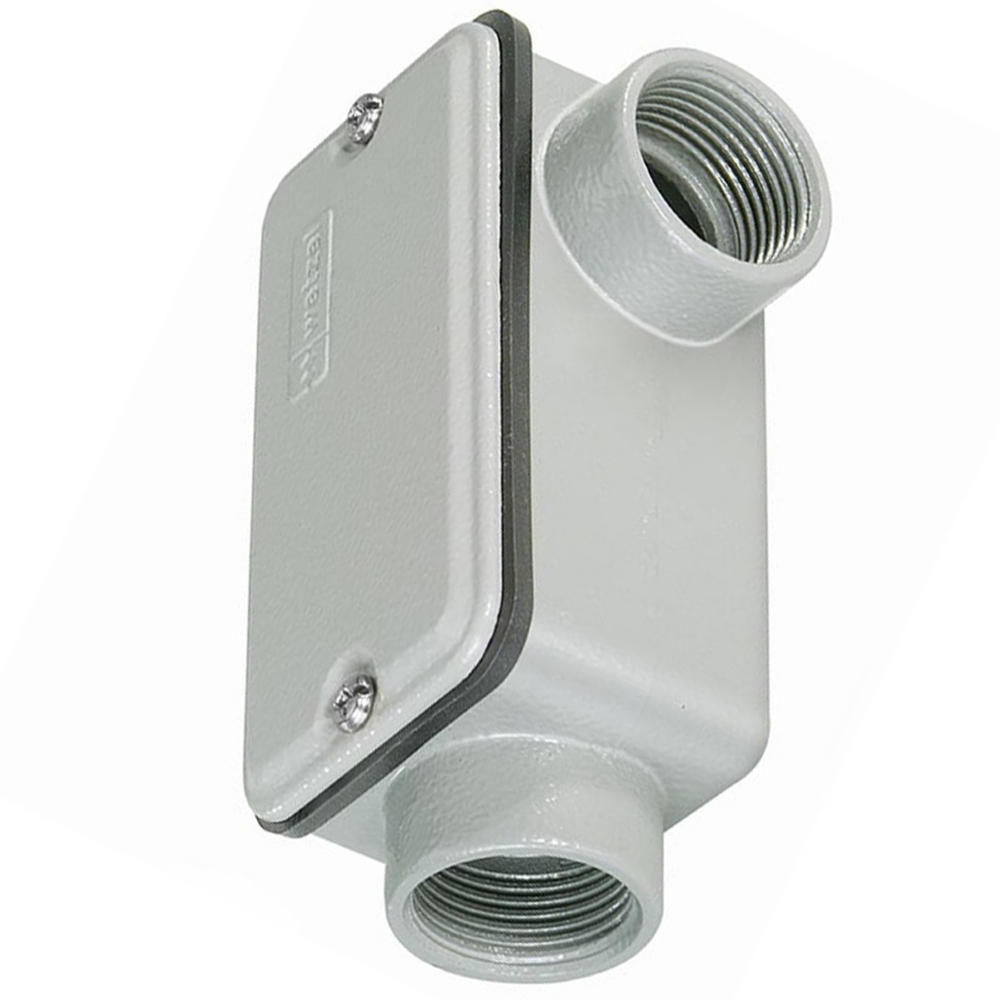 Condulete Alumínio Fixo Tipo Ll 3/4 Com Rosca NPT Com Tampa Com Vedação ...