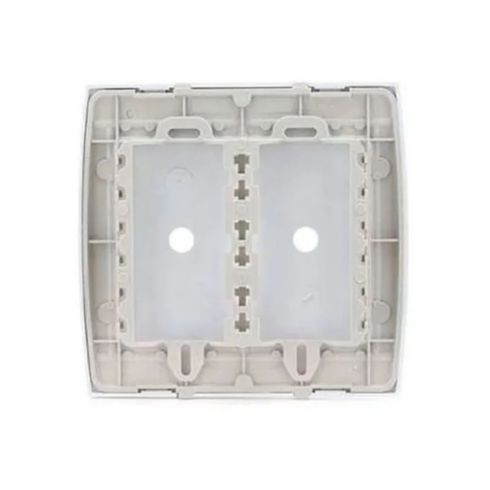 Placa Acabamento Saída De Fio 4X4 Com Suporte Ilus Branco - Siemens