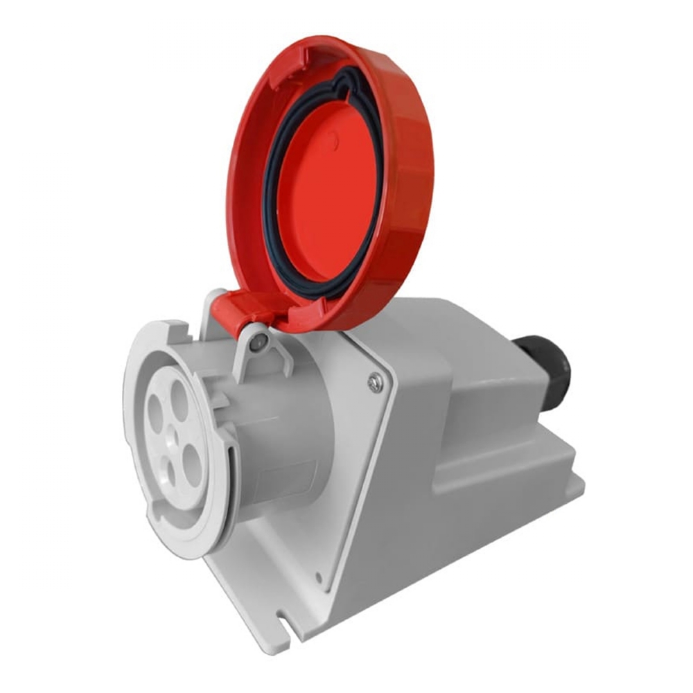 Tomada Industrial Fêmea Sobrepor 3P+T 63A 380/440V 6H Steck