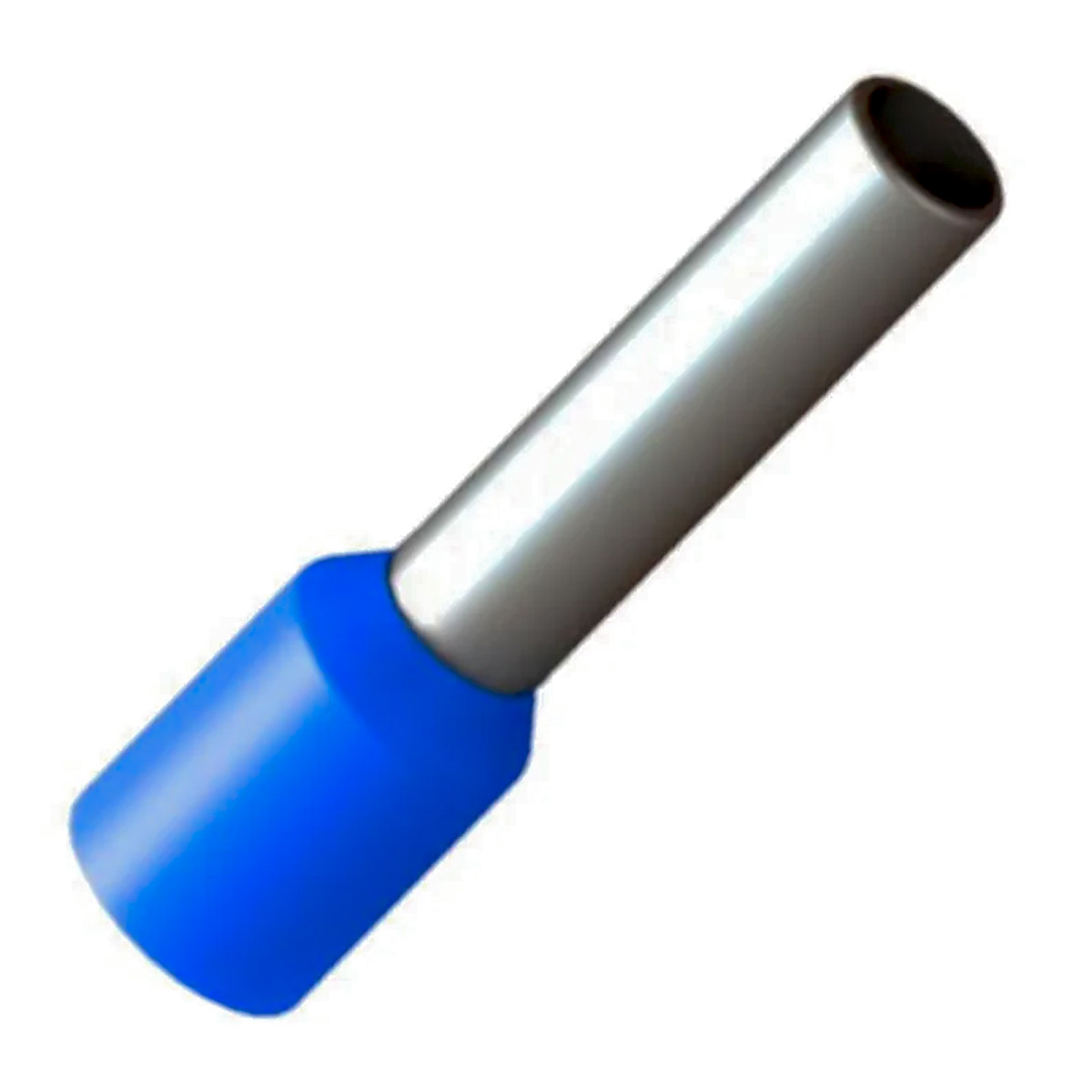 Terminal Tubular Ilhos 16Mm 6Awg Pre-Isolado Azul 5860 Intelli