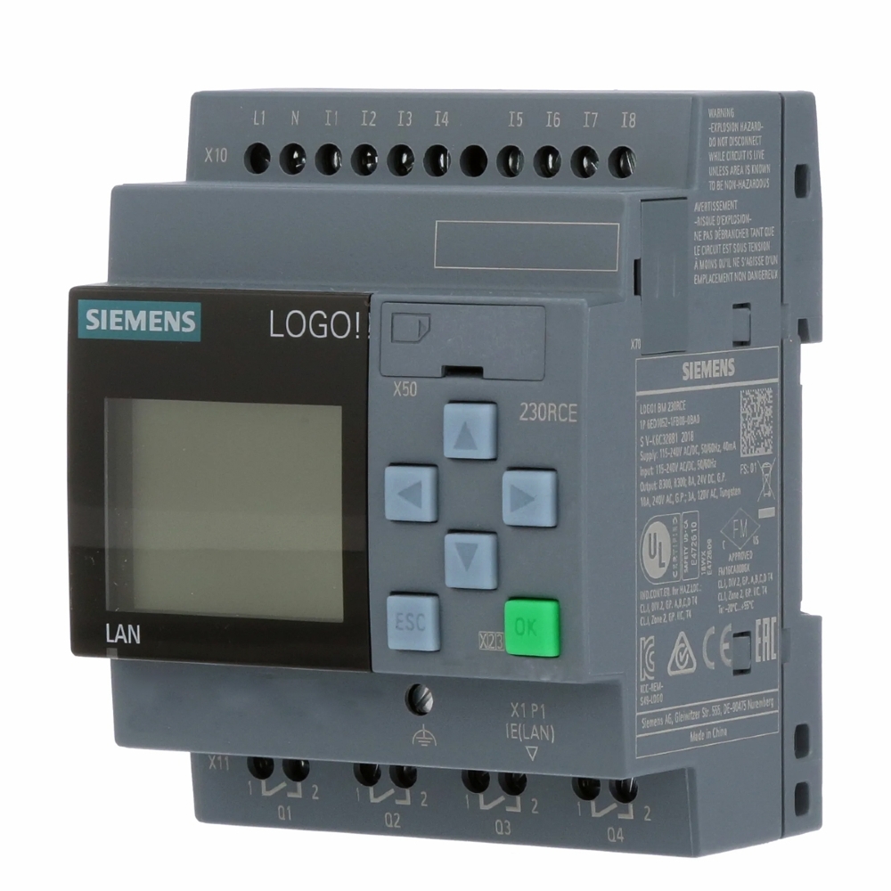 Logo Clp 230Rce Módulo De Lógica 400 Blocos Com Display Siemens