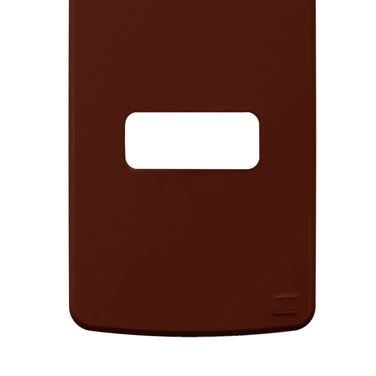 Placa Acabamento 4X2 1 Posto Horizontal Marrom Composé Weg