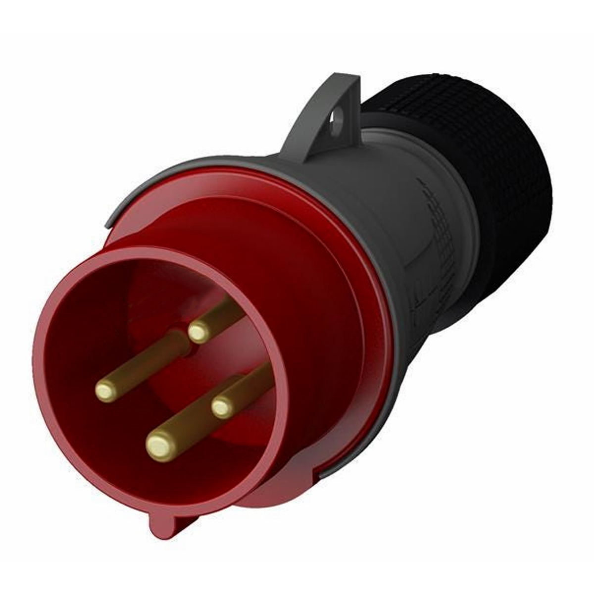 Plug Industrial Macho 3P+T 16A 380/415V 6H Ip44 Vermelho 50/60Hz - Abb