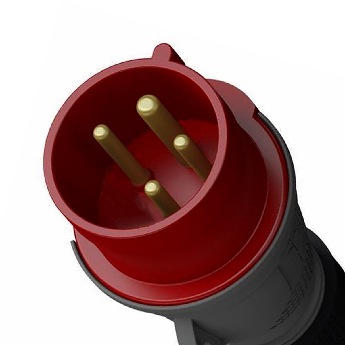 Plug Industrial Macho 3P+T 16A 380/415V 6H Ip44 Vermelho 50/60Hz - Abb