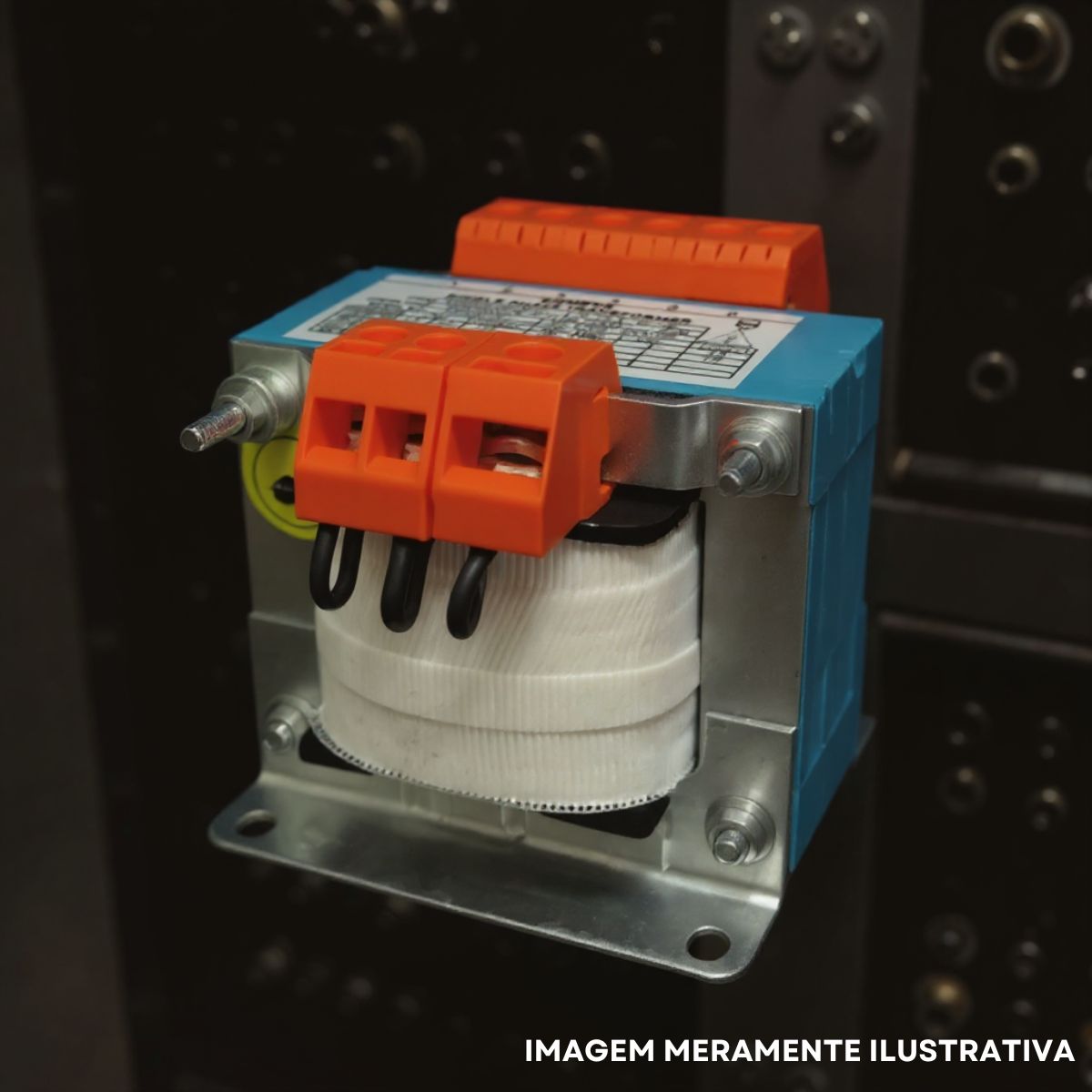 Transformador Isolado Comando Monofásico 50Va E=220/380/440/480V S=24V 1,1Kv 60Hz Ip00 - Siemens