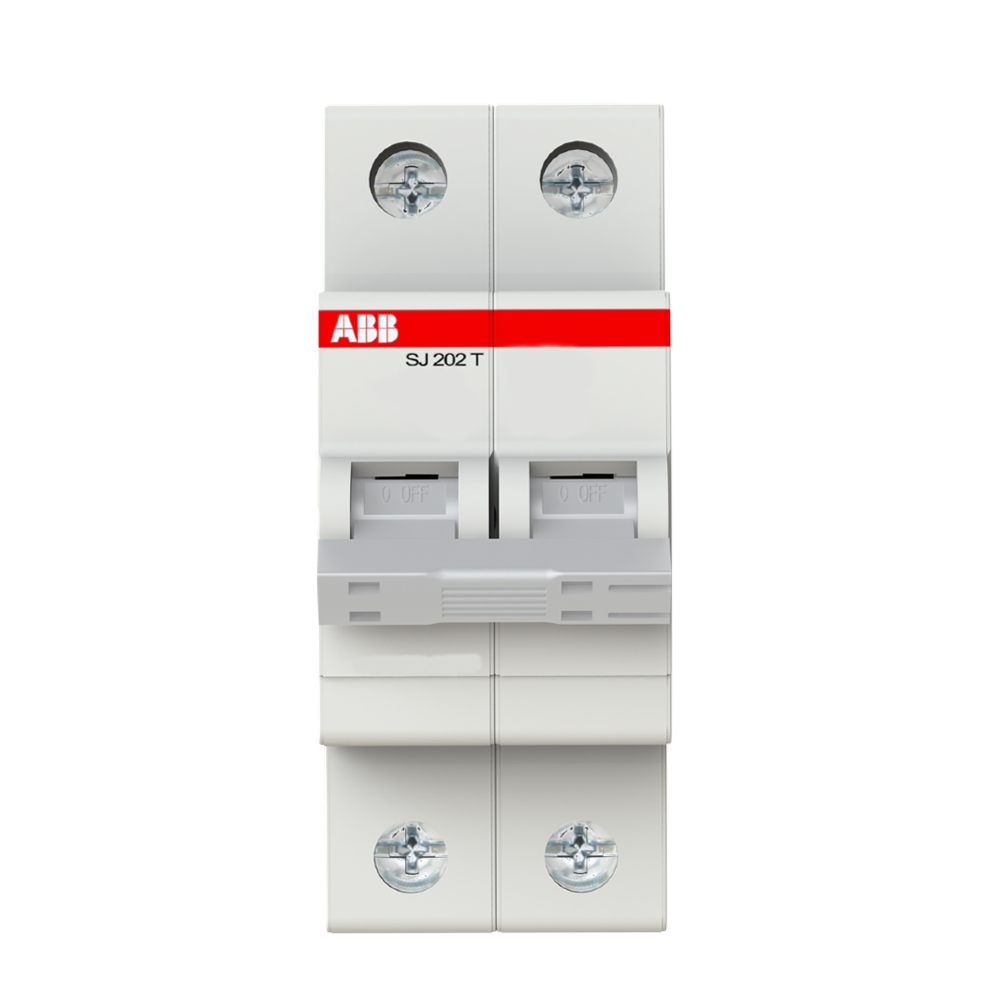 Disjuntor Bipolar Mini Din 5ka 40A Curva C Abb 440V
