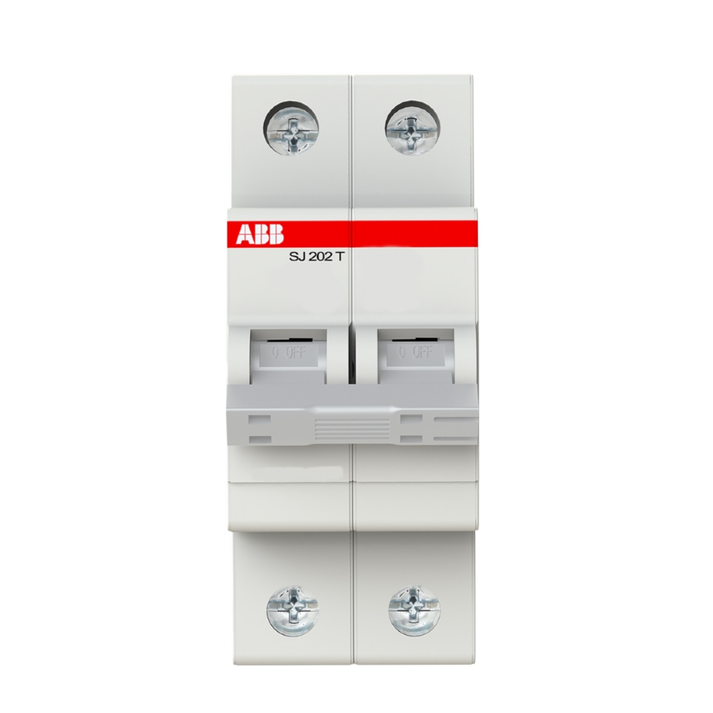 Disjuntor Bipolar Mini Din 440V Curva C 5ka 50A Abb