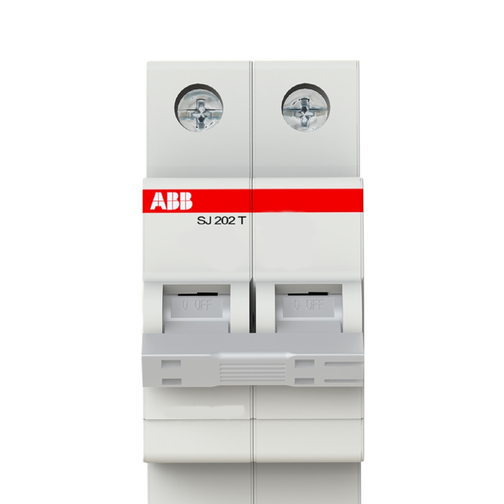 Disjuntor Bipolar Mini Din 440V Curva C 5ka 50A Abb