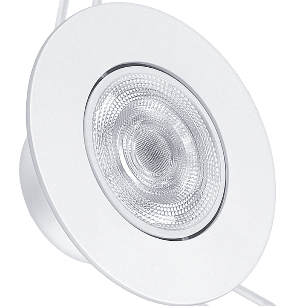 Luminária Comercial Spot Led Embutir Redondo 6,2W Bivolt 2700K Philips