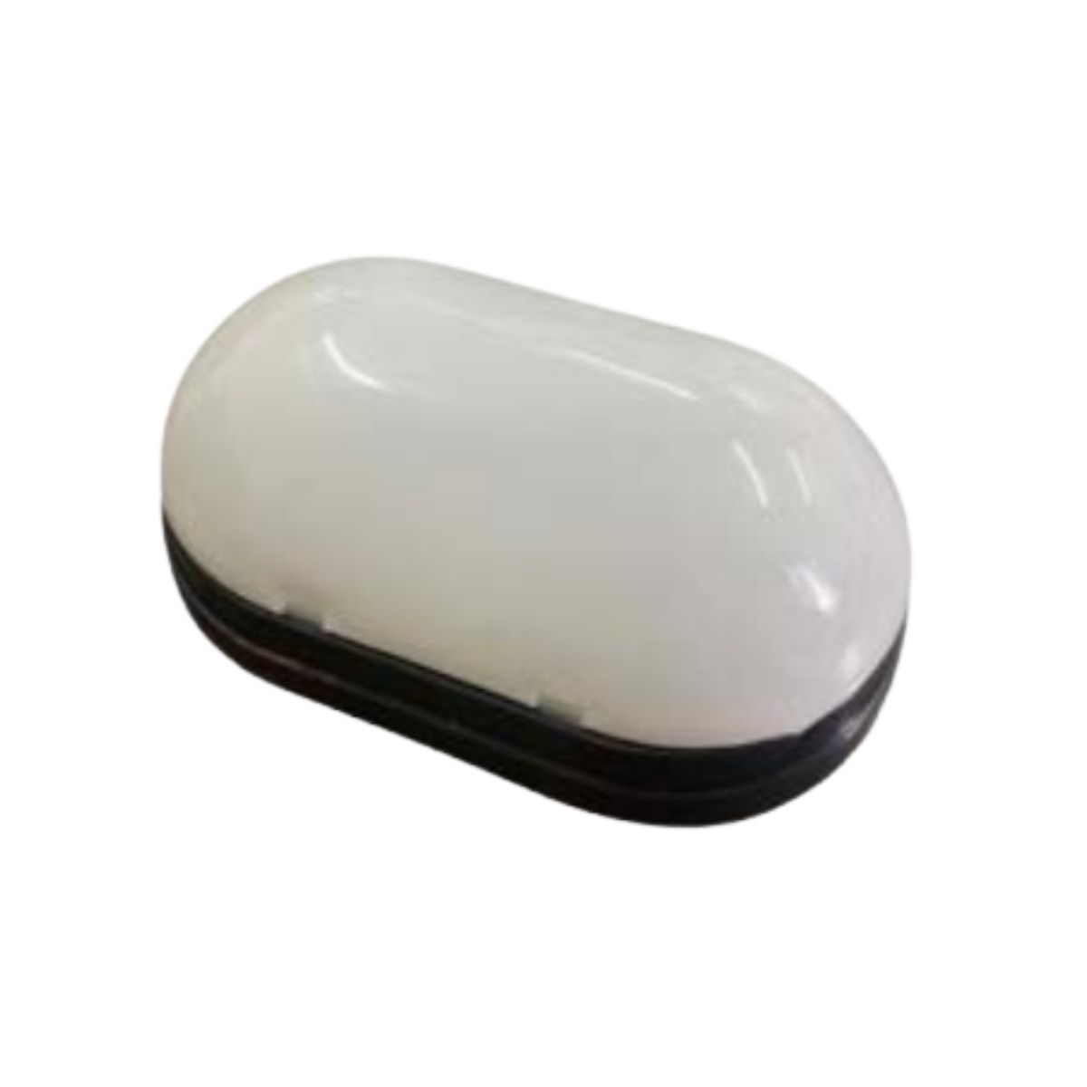 Luminária Tartaruga Led Slim Preto 10W Bivolt 6500K Branco Frio Kin Light